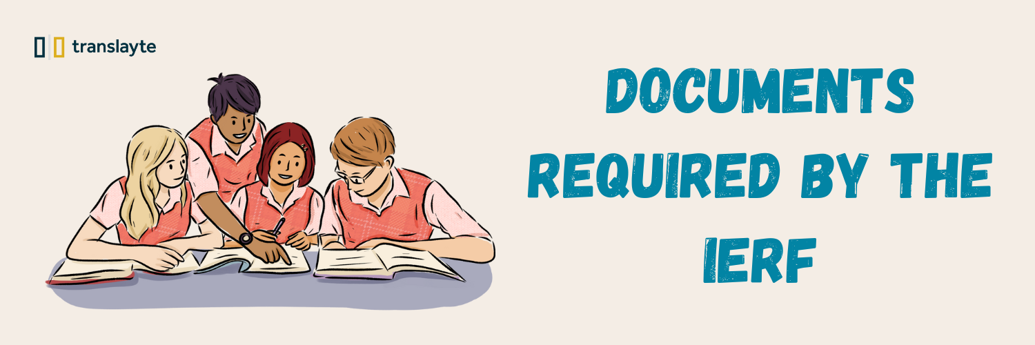 Documents Required by The IERF